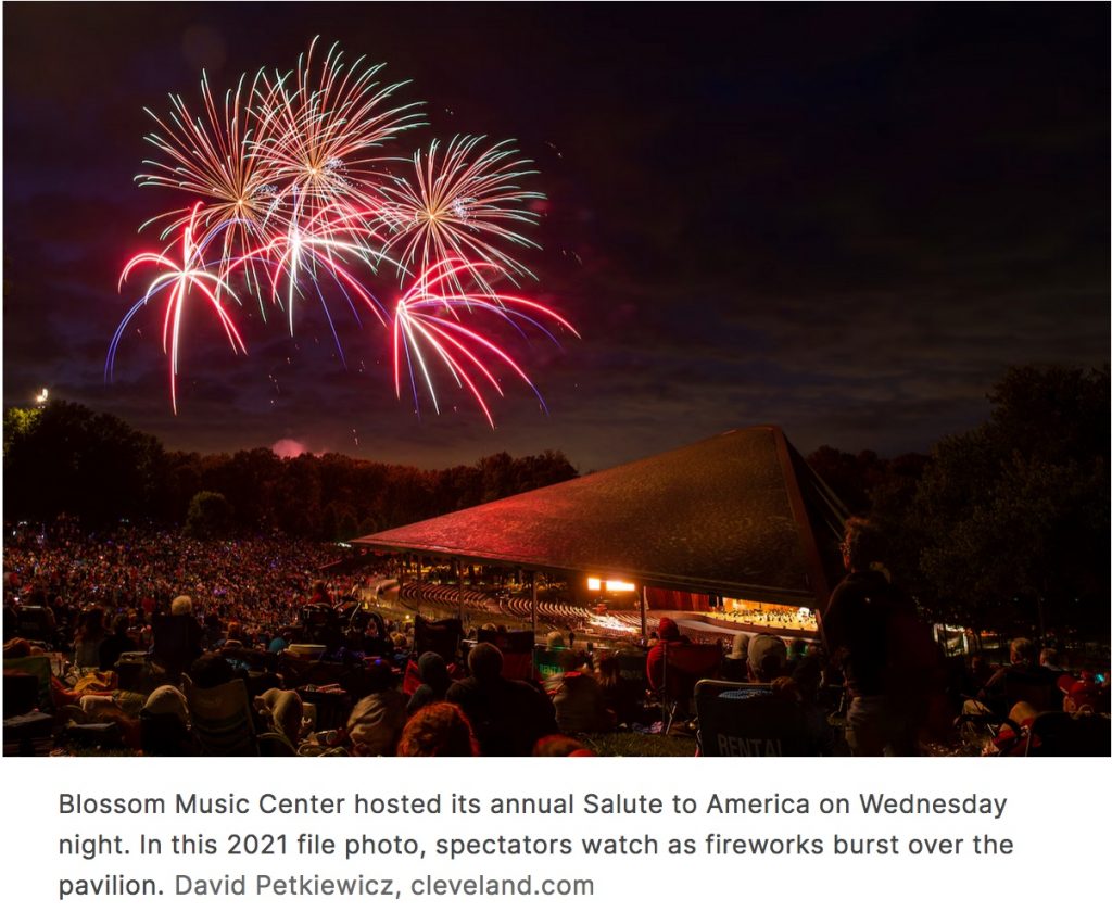 Cleveland Orchestra at Blossom: big turnout for a festive opener (July 11) - Cleveland Classical